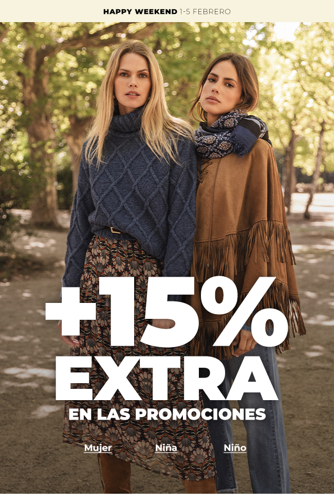 EXTRA-WEEKEND ¡+15% en promociones!